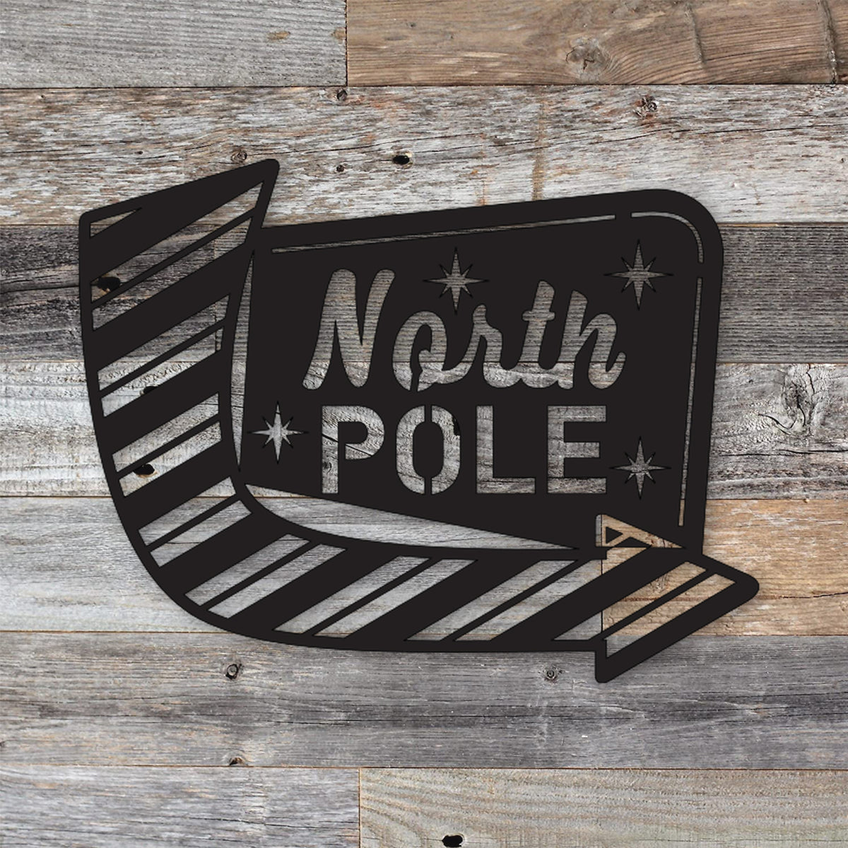North Pole Metal Wall Decor Kands Design Elements