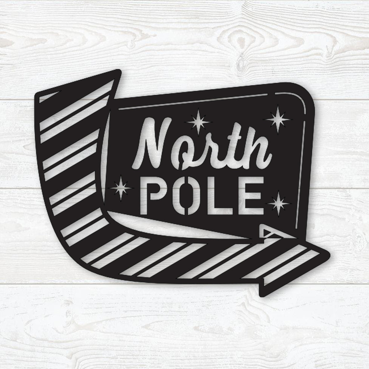 North Pole Metal Wall Decor Kands Design Elements