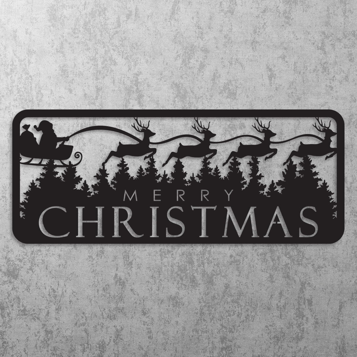 Merry Christmas Santa's Sleigh | K&S Design Elements