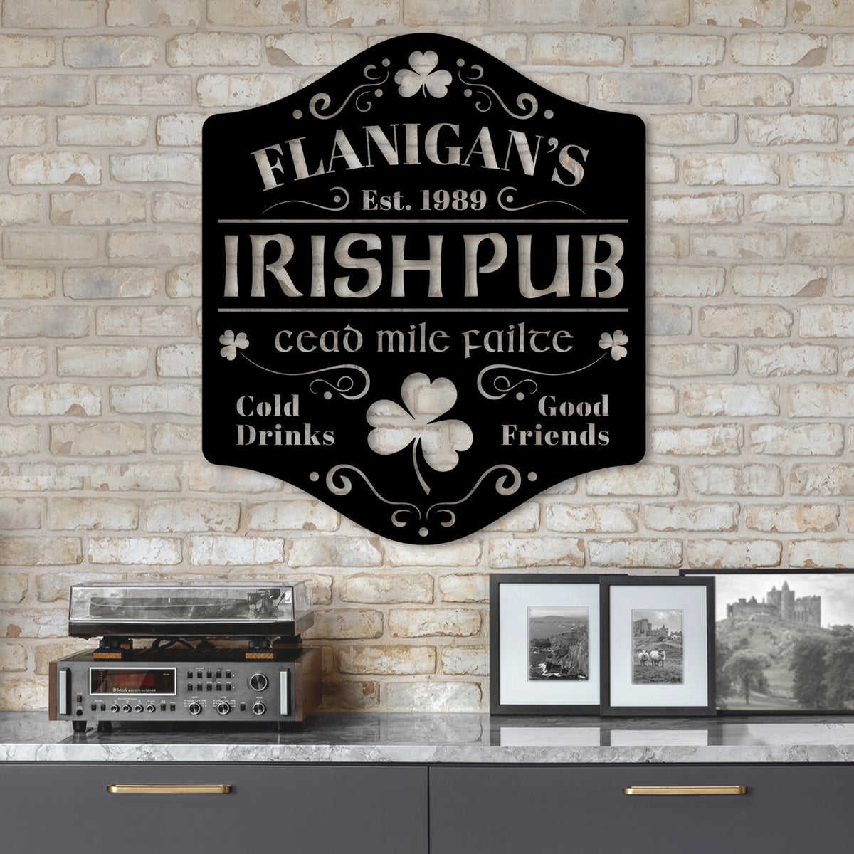 Custom Irish Pub & Bar Sign | Personalized Metal Wall Art | USA Made ... Custom Irish Pub & Bar Sign | Personalized Metal Wall Art | USA Made ...