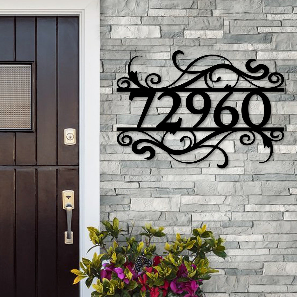 Ornamental Address Sign | K&S Design Elements