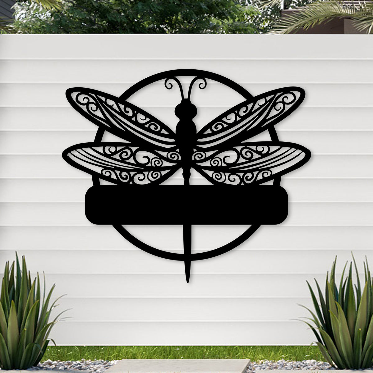 Custom Dragonfly Sign | Personalized Metal Art | Home & Garden Decor ...