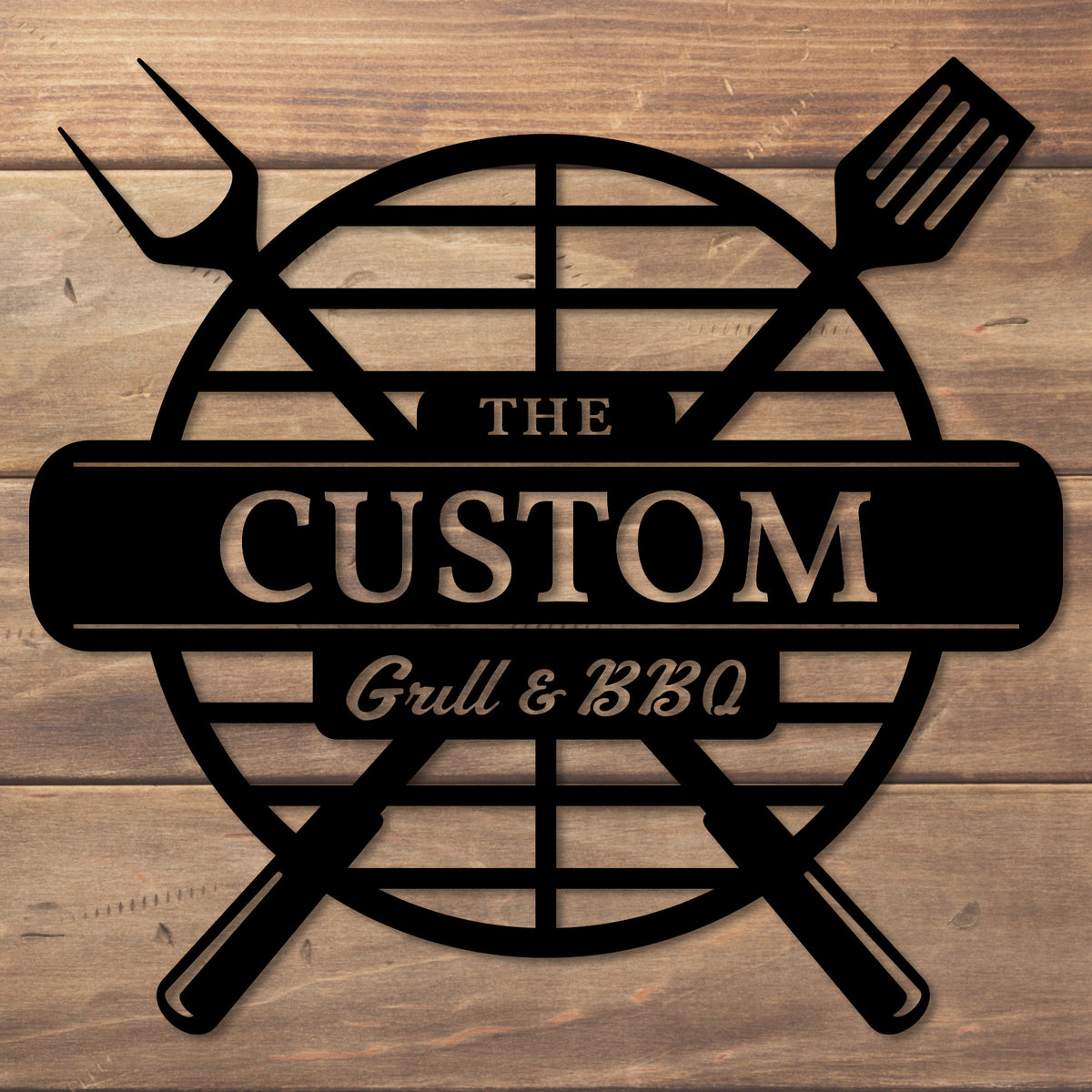 Custom Grill and Barbecue Sign | Personalized Metal Art | Made In USA ...