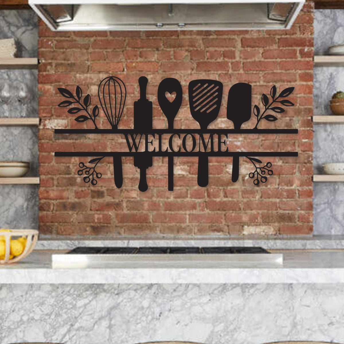 Mom's Kitchen Is Seasoned With Love | Metal Wall Art & Kitchen Decor ...