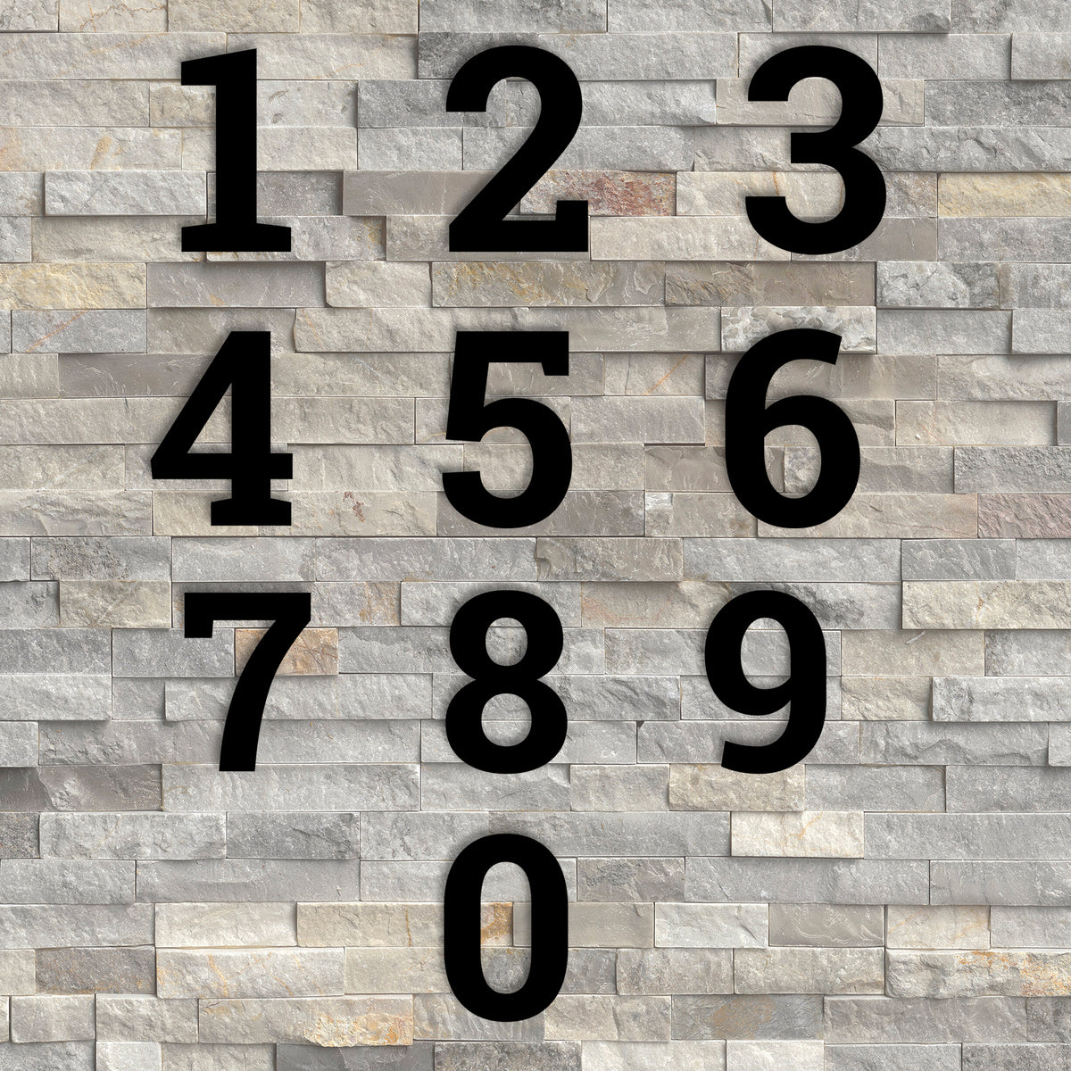 Custom Metal Numbers | Made in the USA. | K&S Design Elements