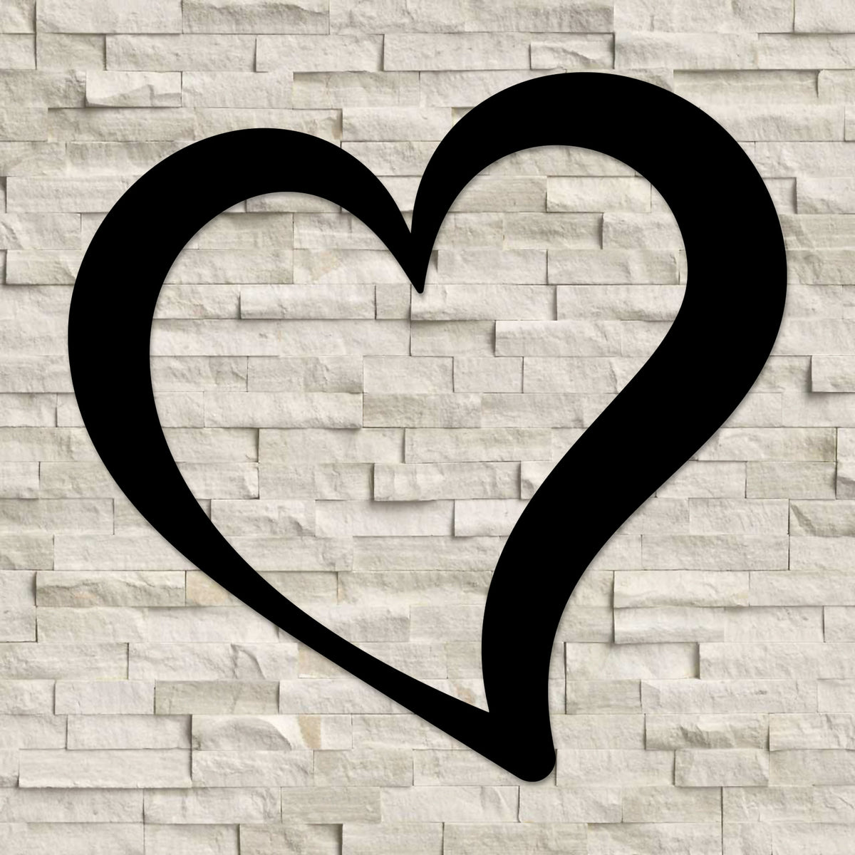 Heart Sign | Metal Wall Art & Home Decor | Wedding Decorations | K&S ...