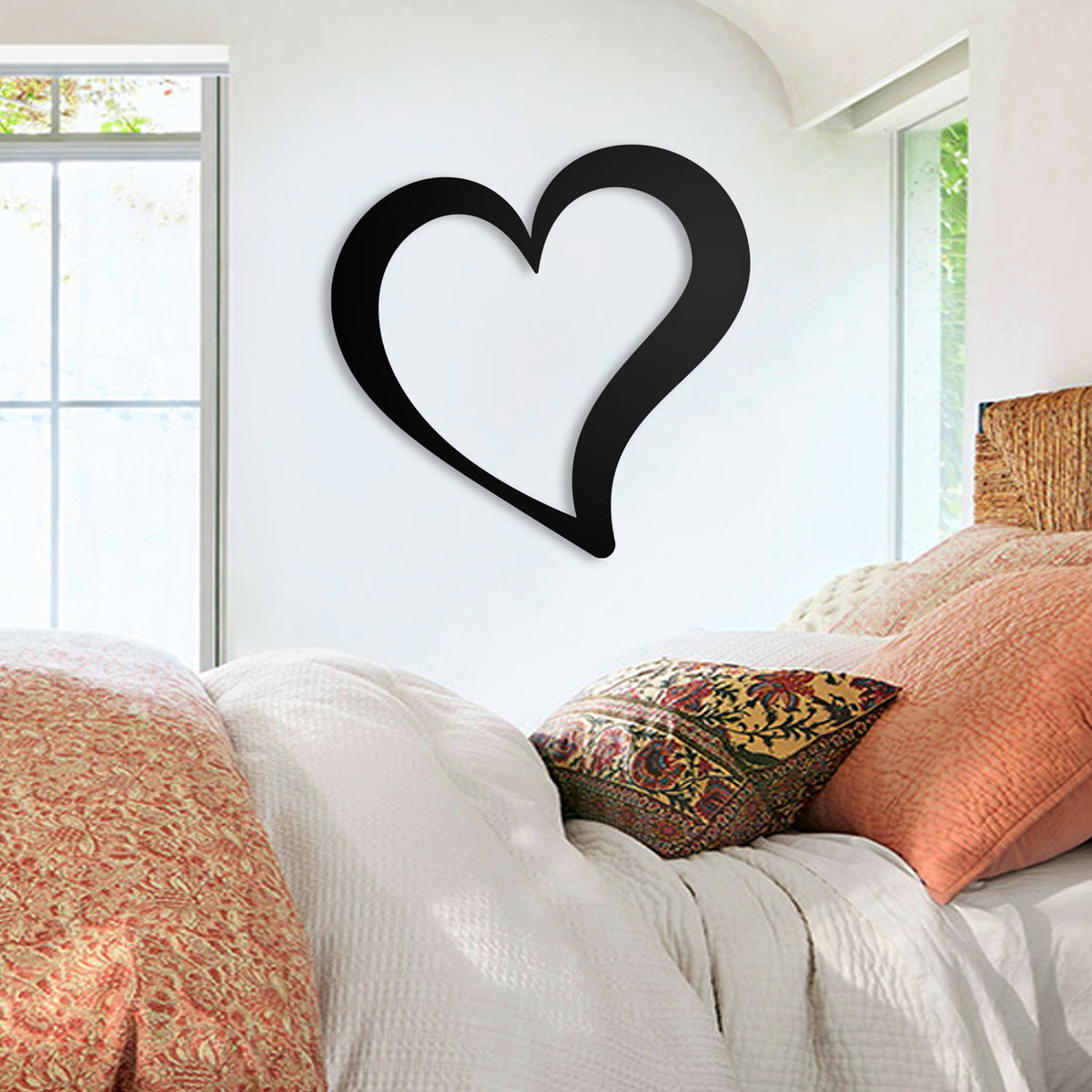 Heart Sign | Metal Wall Art & Home Decor | Wedding Decorations | K&S ...