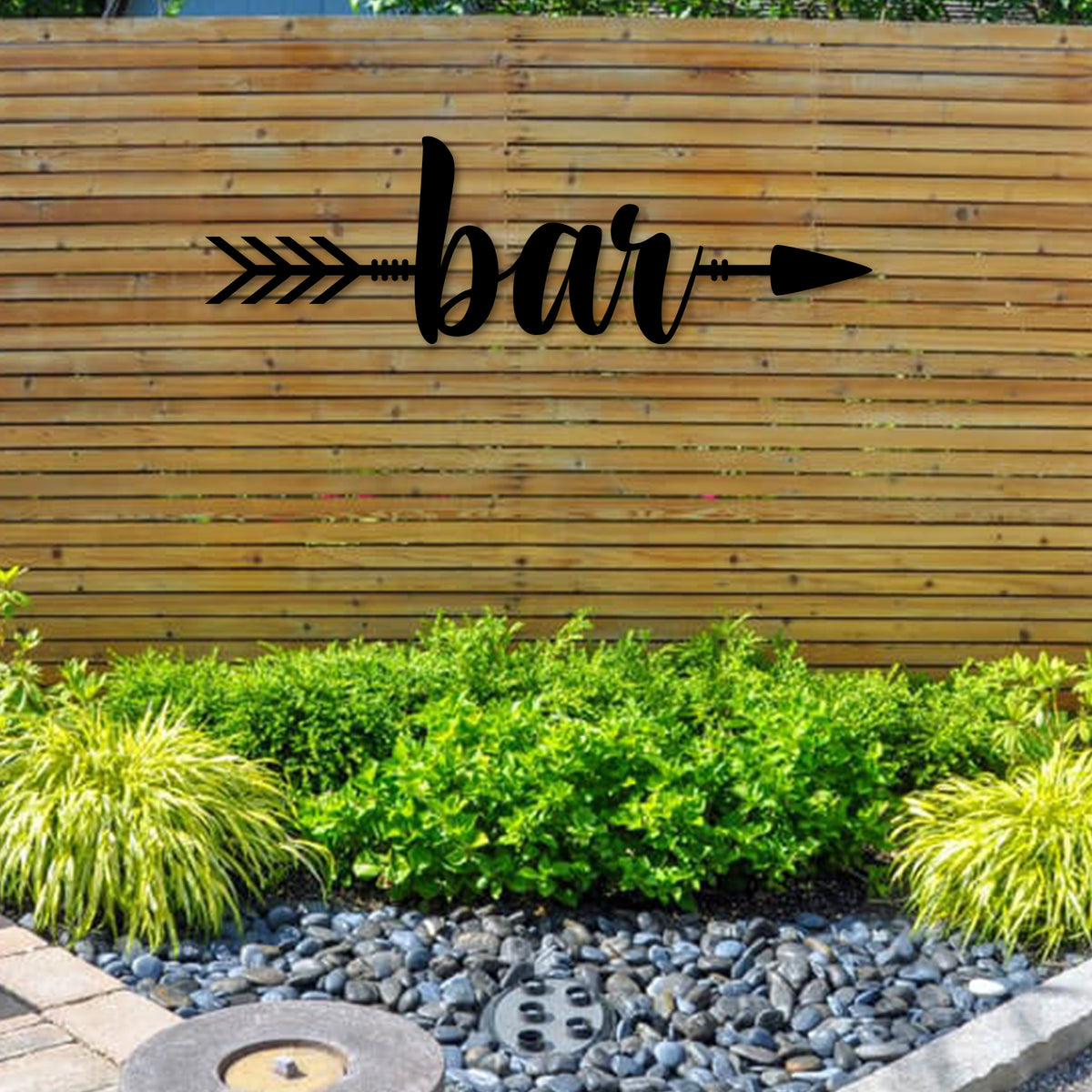 Right Bar Arrow Metal Wall Décor | K&S Design Elements