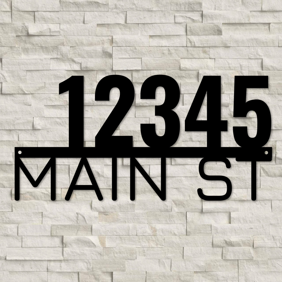 K&S Design Elements | Custom Metal Address Sign | Made in the USA | K&S ...