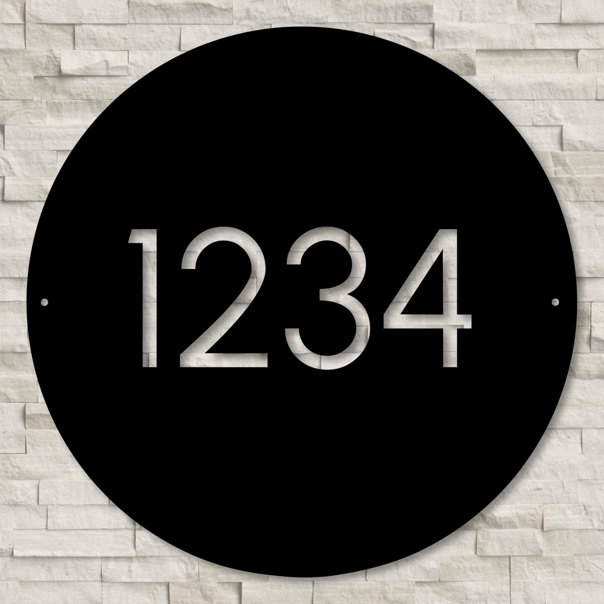 Custom Metal Address Plate | Home Or Business | Modern & Contemporary ...