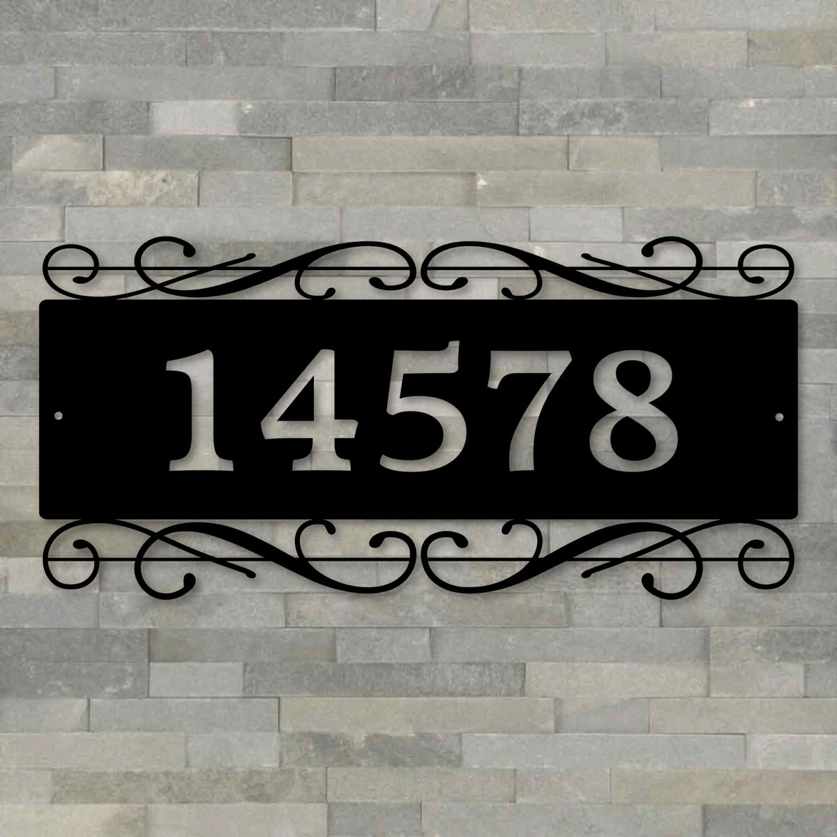 Decorative Metal Address Plaques & Signs | Made in the USA | K&S Design ...