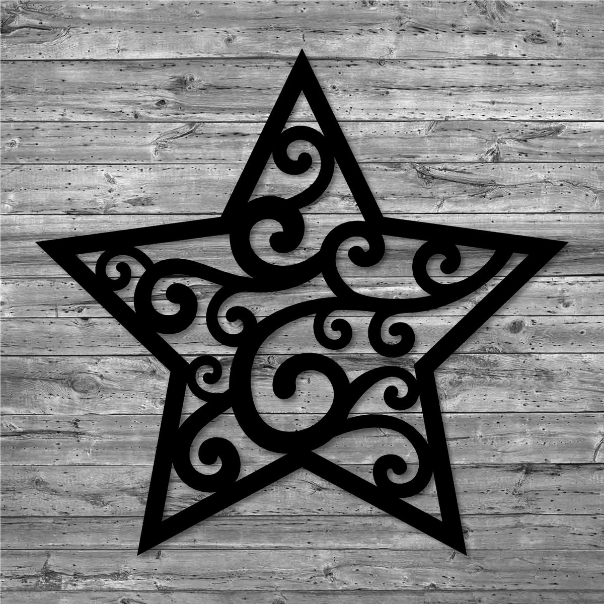 Christmas Star Metal Wall Decor | K&S Design Elements