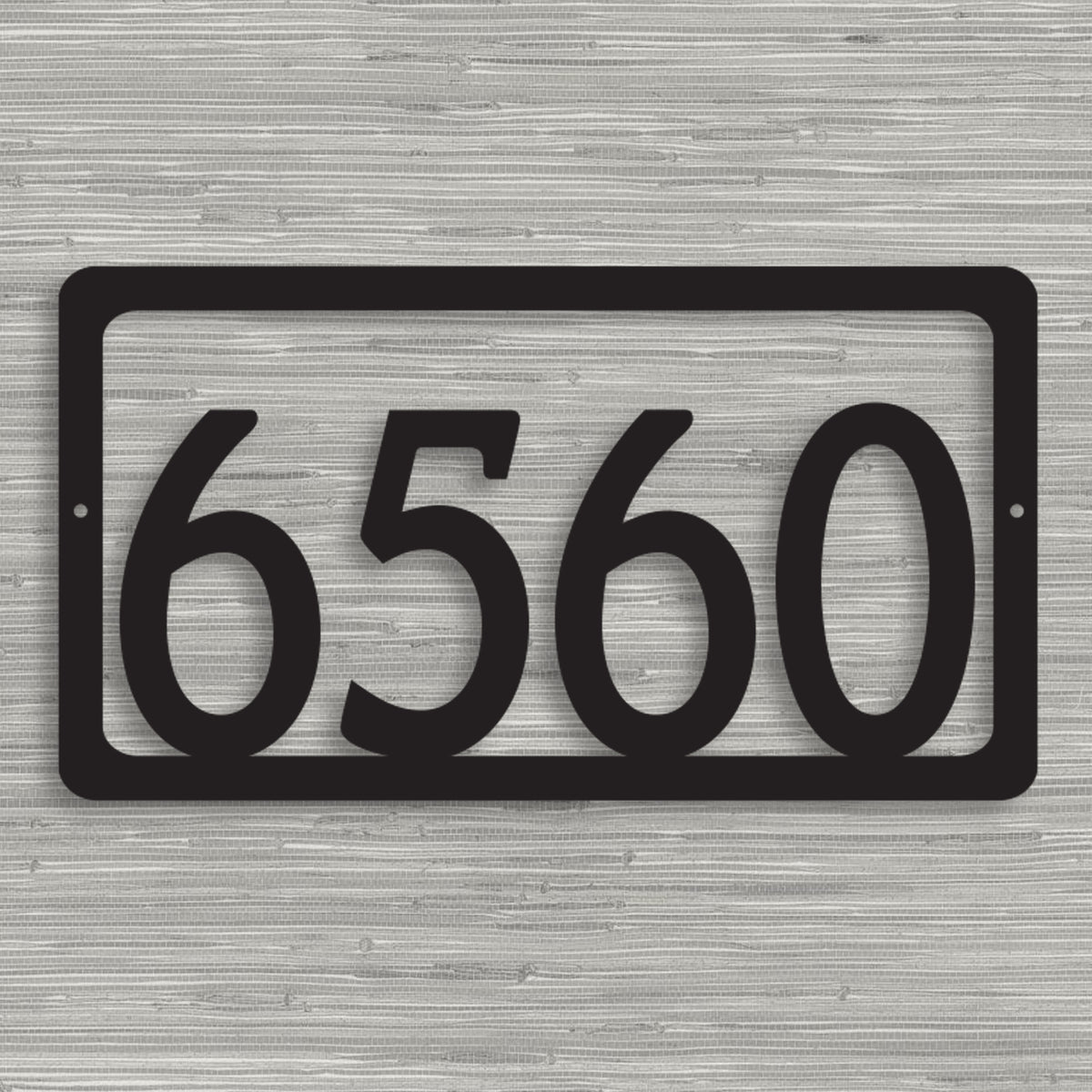 Customizable Metal Address Plate | Made in the USA. | K&S Design Elements