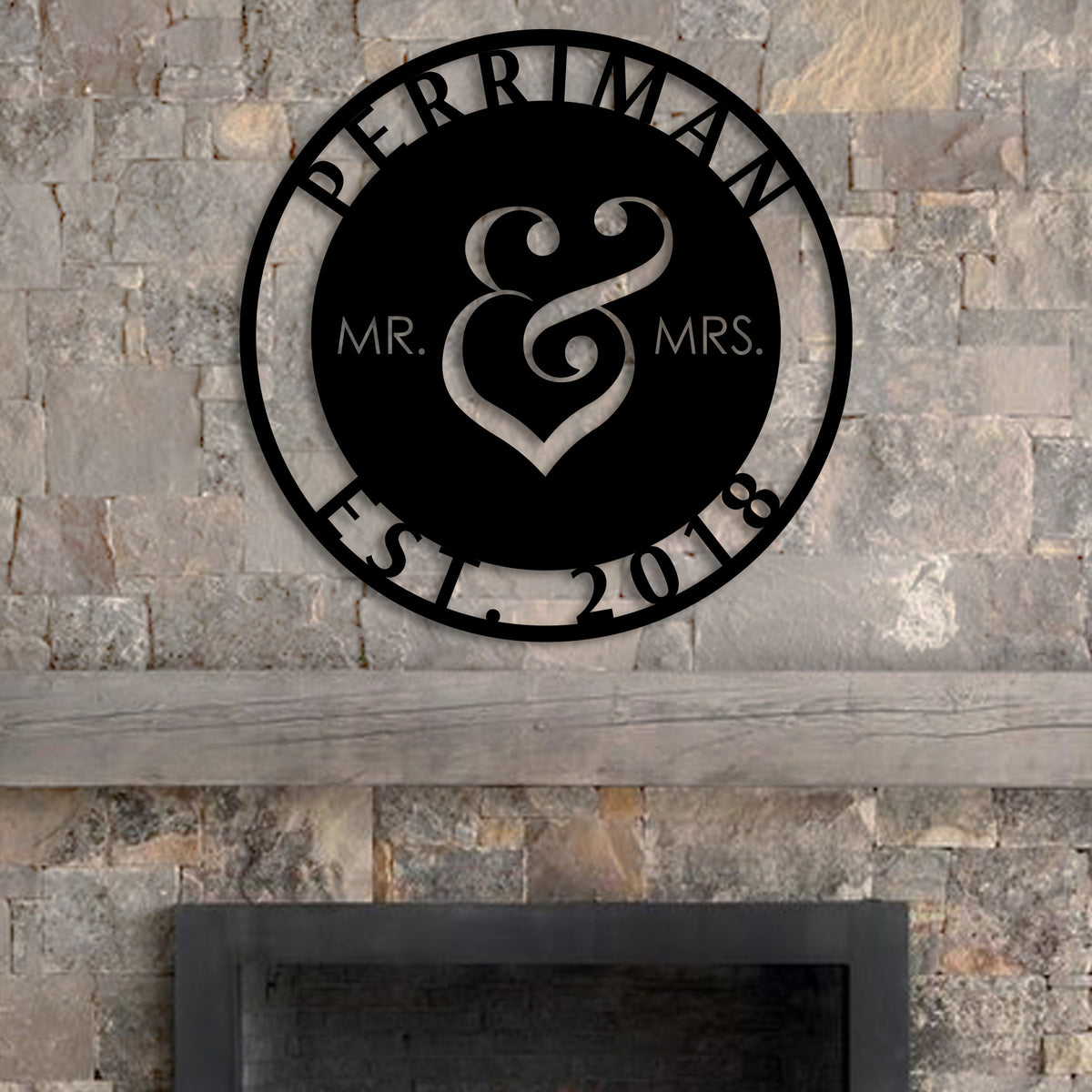 K&S Design Elements | Personalized Mr. & Mrs. Monogram | Made in the ...