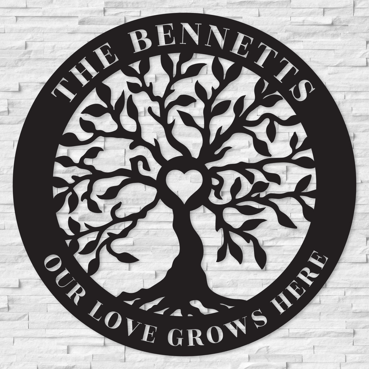 Our Love Grows Here Custom Metal Art | Made in the USA | K&S Design ...