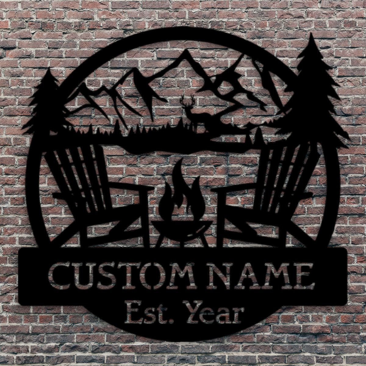 Custom Campfire Sign | Garden Art & Home Decor | Made in the USA | K&S ...