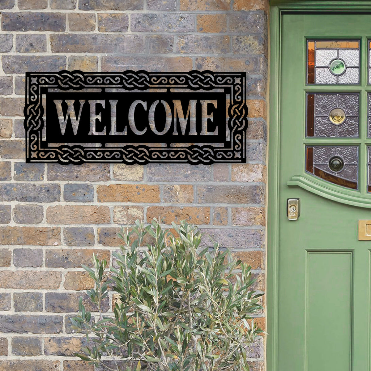 Celtic Welcome Sign | Irish Metal Art & Home Decor | Made In The USA ...
