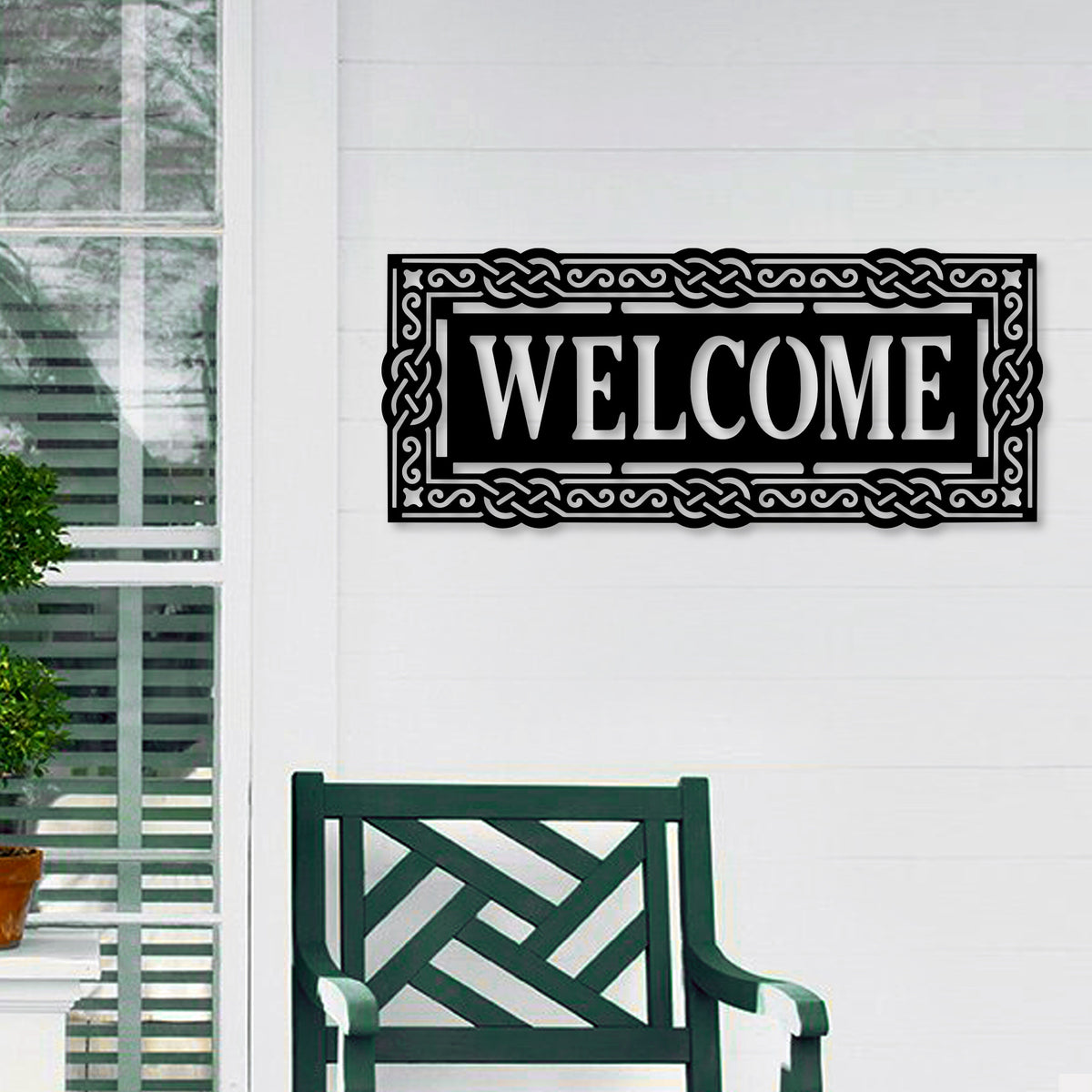 Celtic Welcome Sign | Irish Metal Art & Home Decor | Made In The USA ...