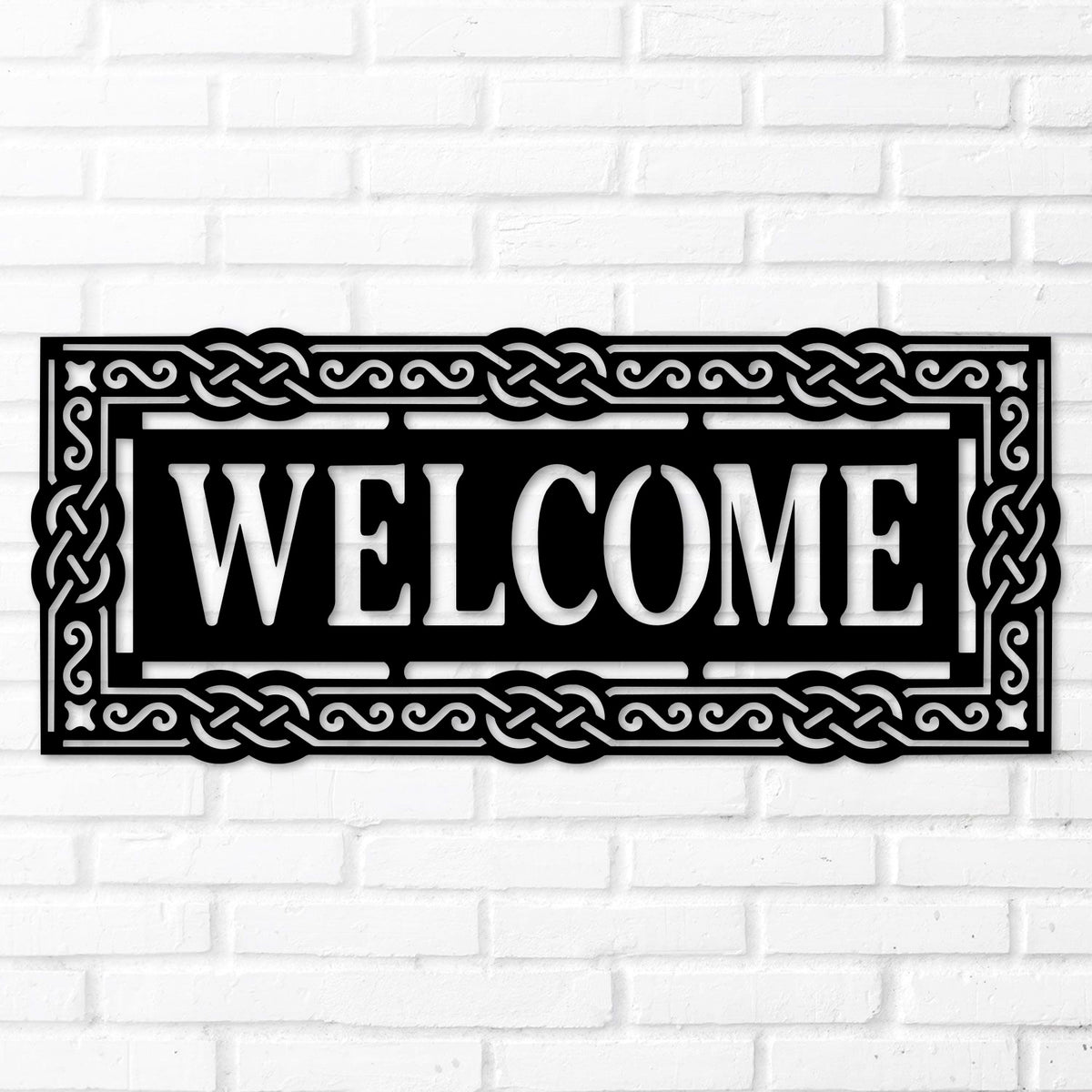 Celtic Welcome Sign | Irish Metal Art & Home Decor | Made In The USA ...