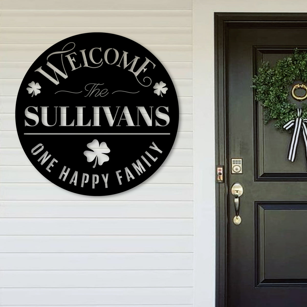 Custom Irish Welcome Sign | Personalized Celtic Art | Metal Home Decor ...