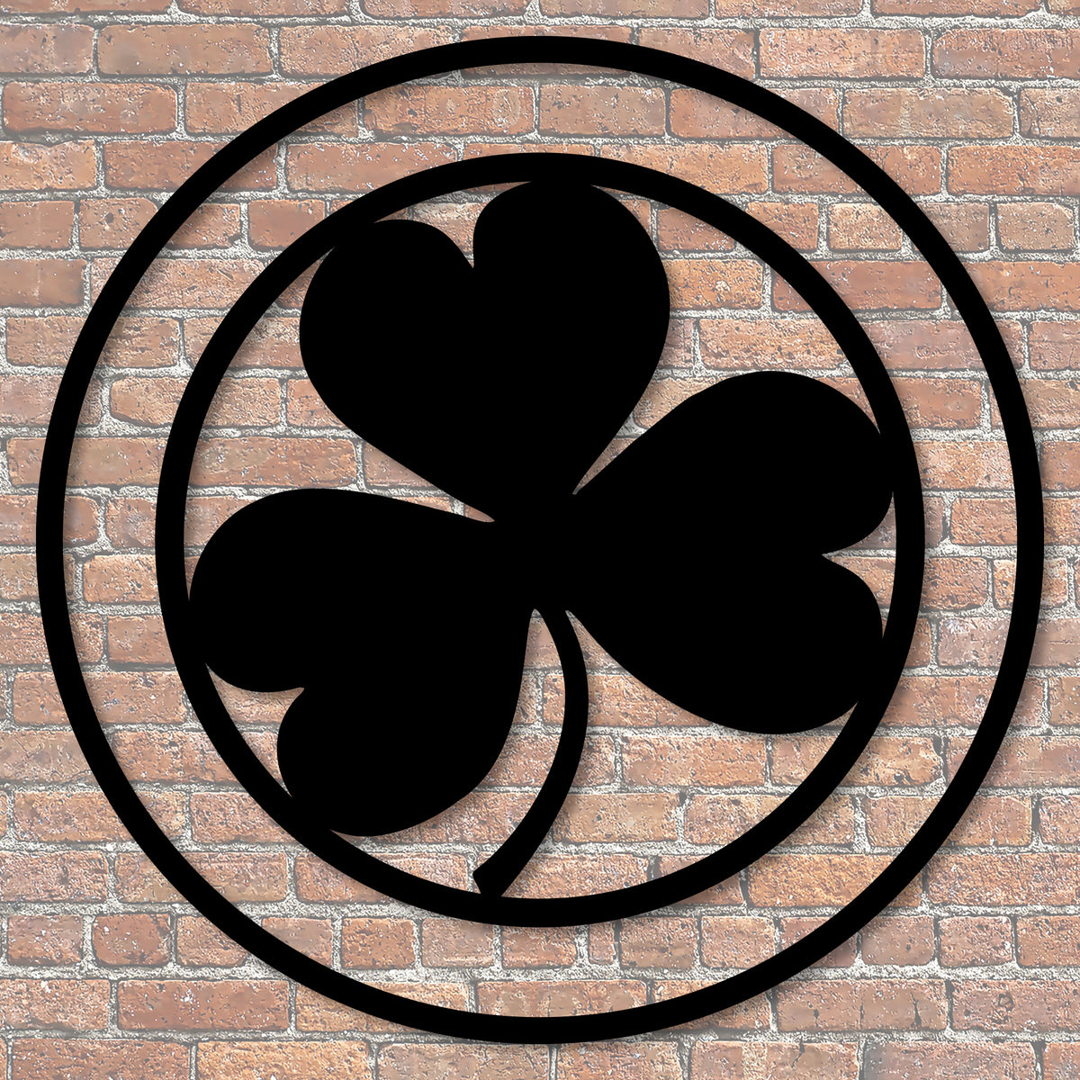 Custom Shamrock Monogram Sign | Irish & Celtic Decor | Made In The USA ...