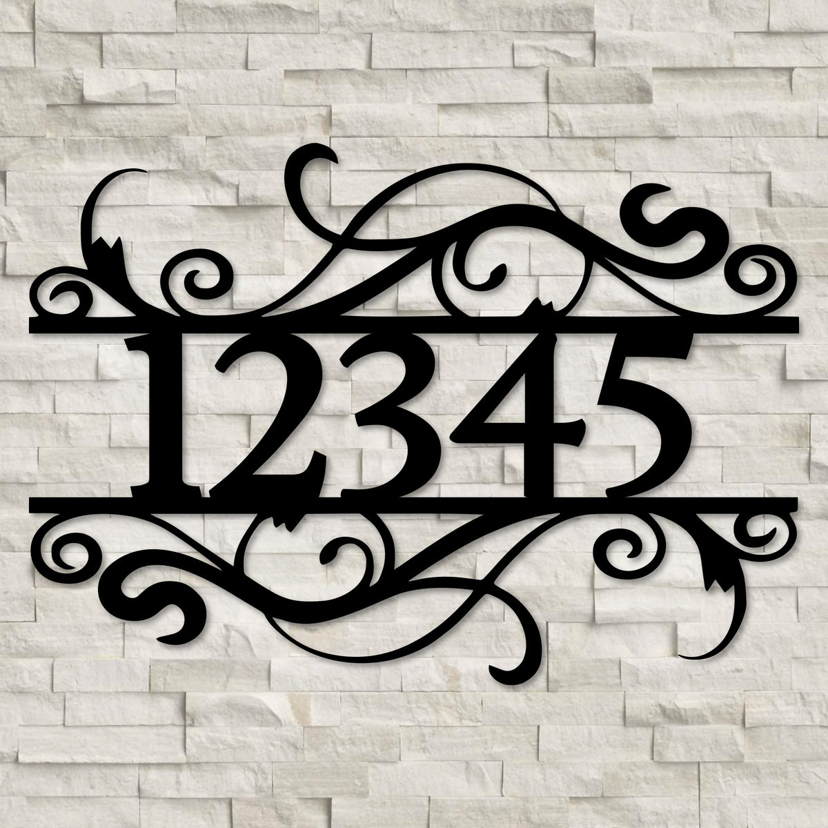 Ornamental Address Sign | K&S Design Elements