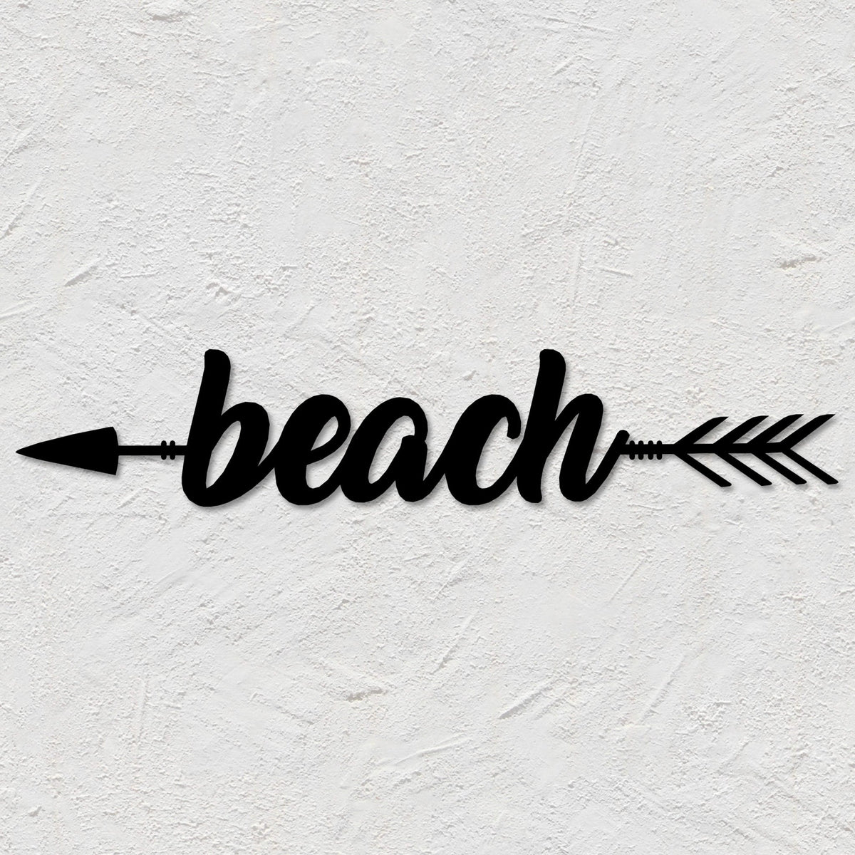 Beach Left Arrow Metal Wall Décor | K&S Design Elements
