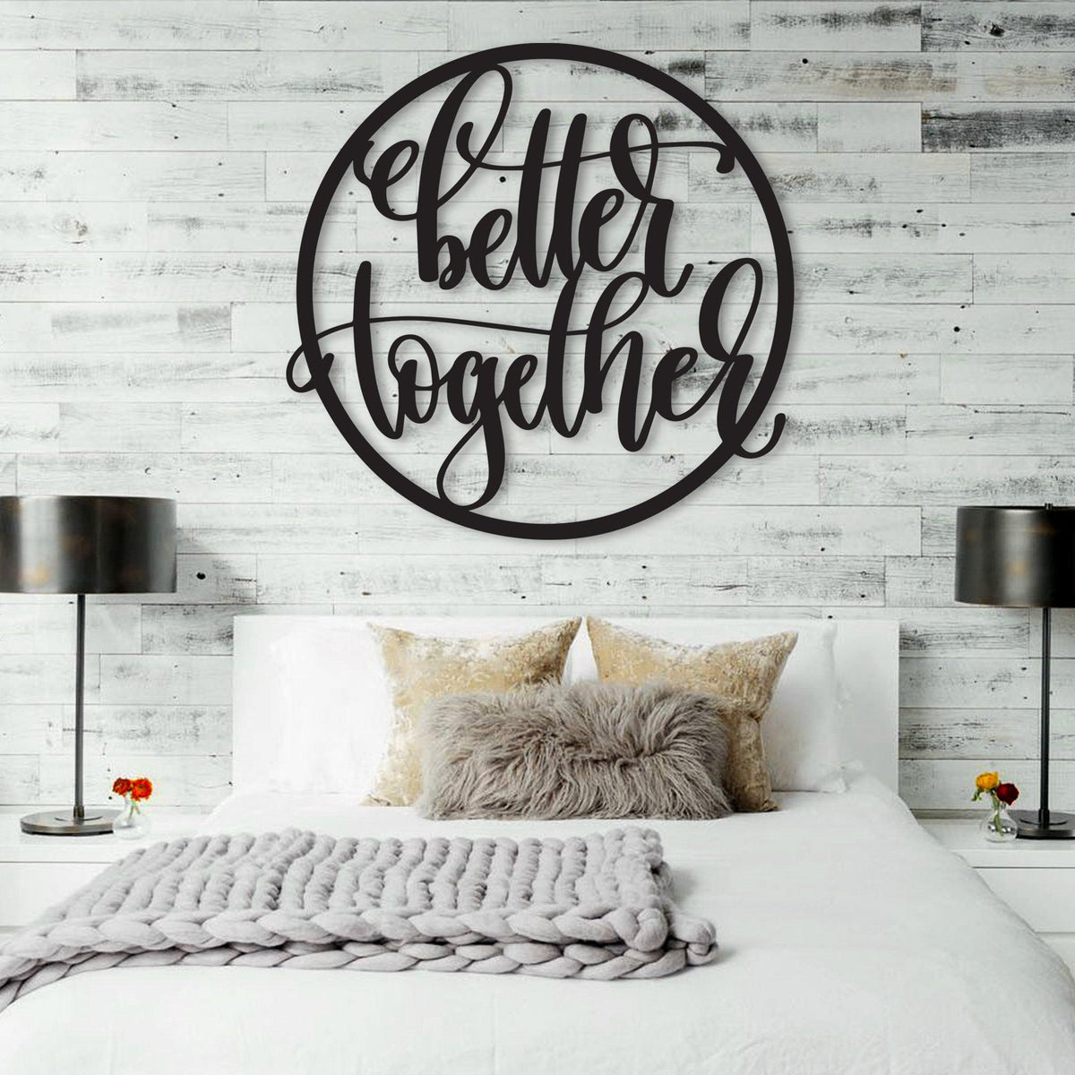 Better Together Wall Art | Wedding & Anniversary Gifts | USA Made | K&S ...