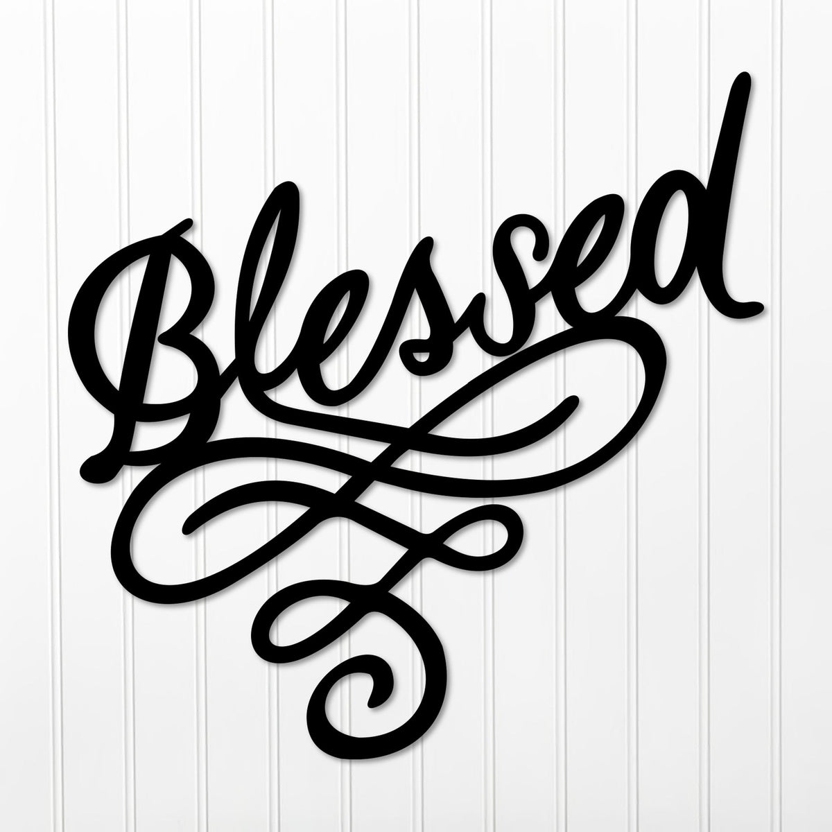 K&S Design Elements | Blessed Sign | Metal Wall Art & Home Decor | K&S ...