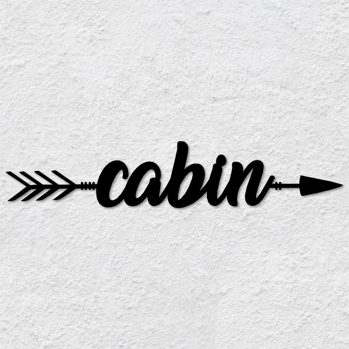 Cabin Right Arrow Metal Wall Décor | K&S Design Elements