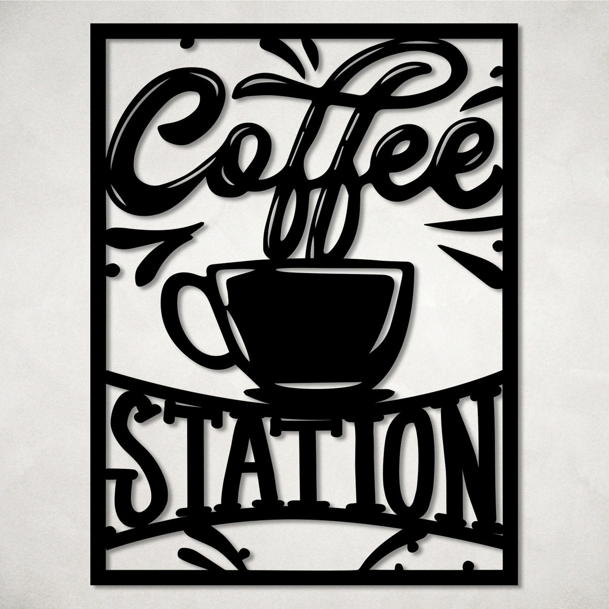 Coffee Station Metal Sign | Kitchen & Home Decor | Wall Art | K&S ...
