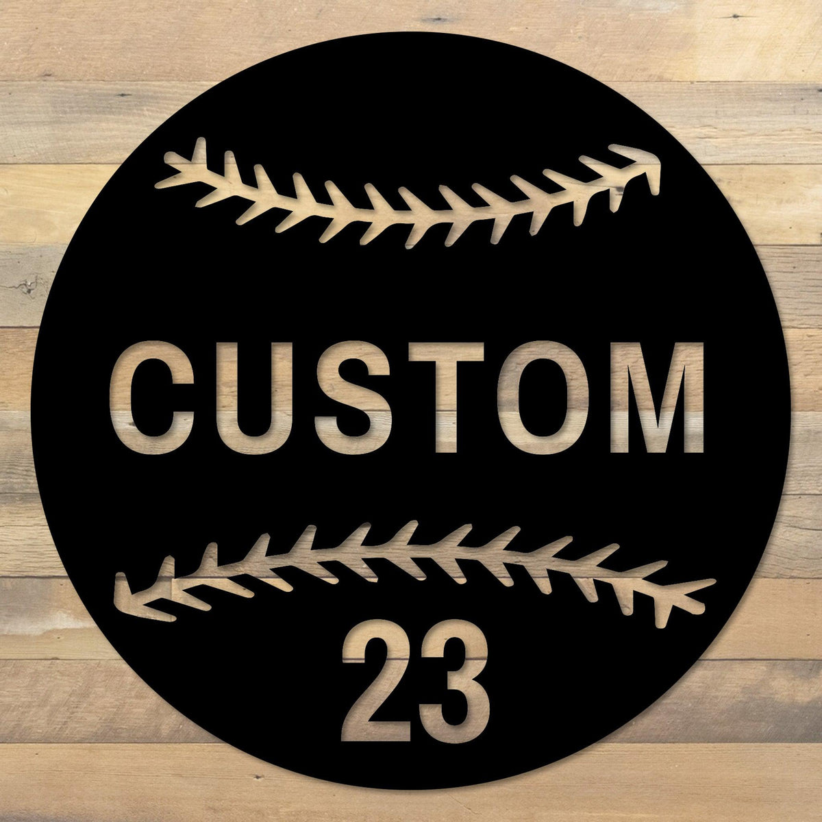 Baseball Decor Custom Metal Art | Made In The USA | K&S Design Elements