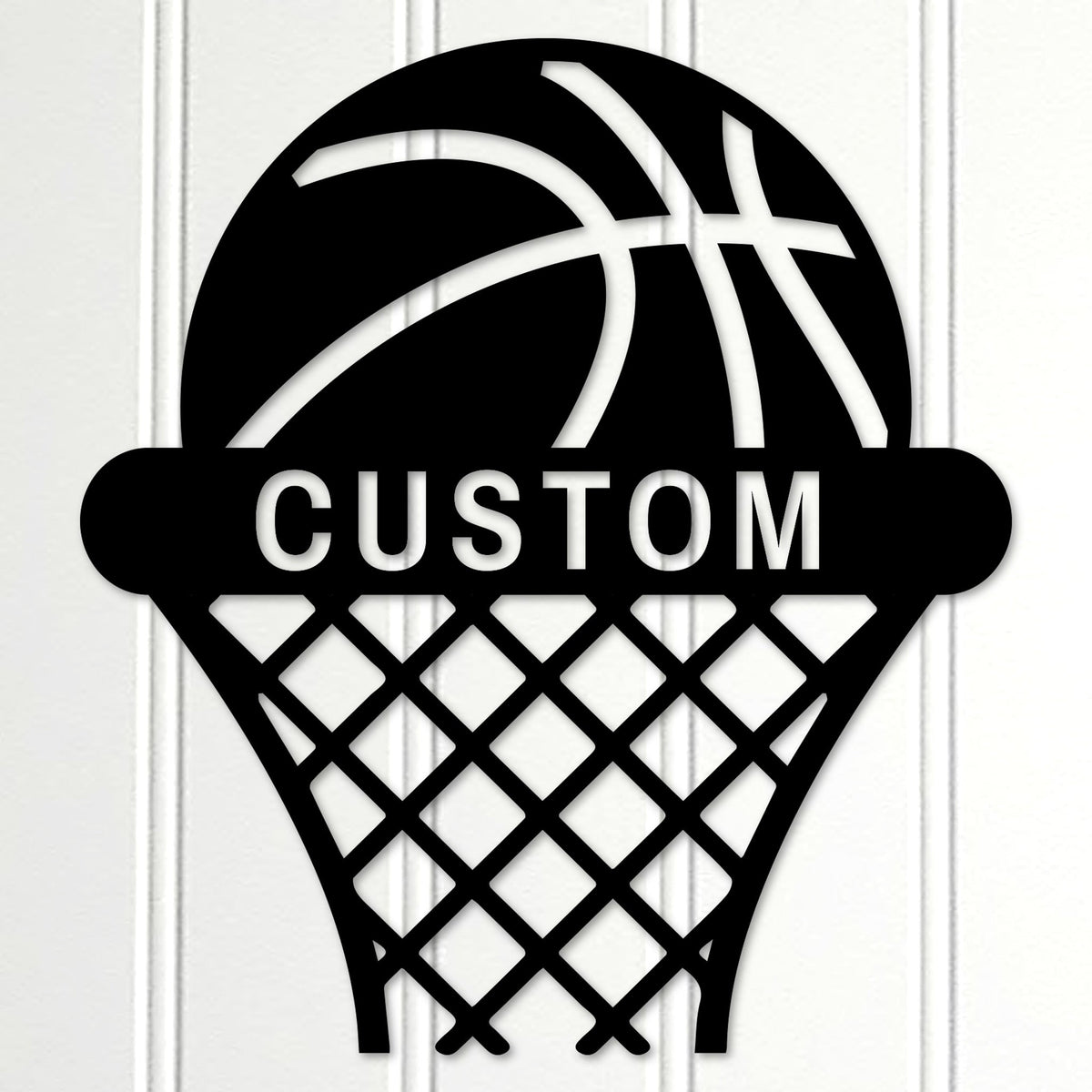Sports Decor | Basketball Net Custom Metal Art | Made in the USA | K&S ...
