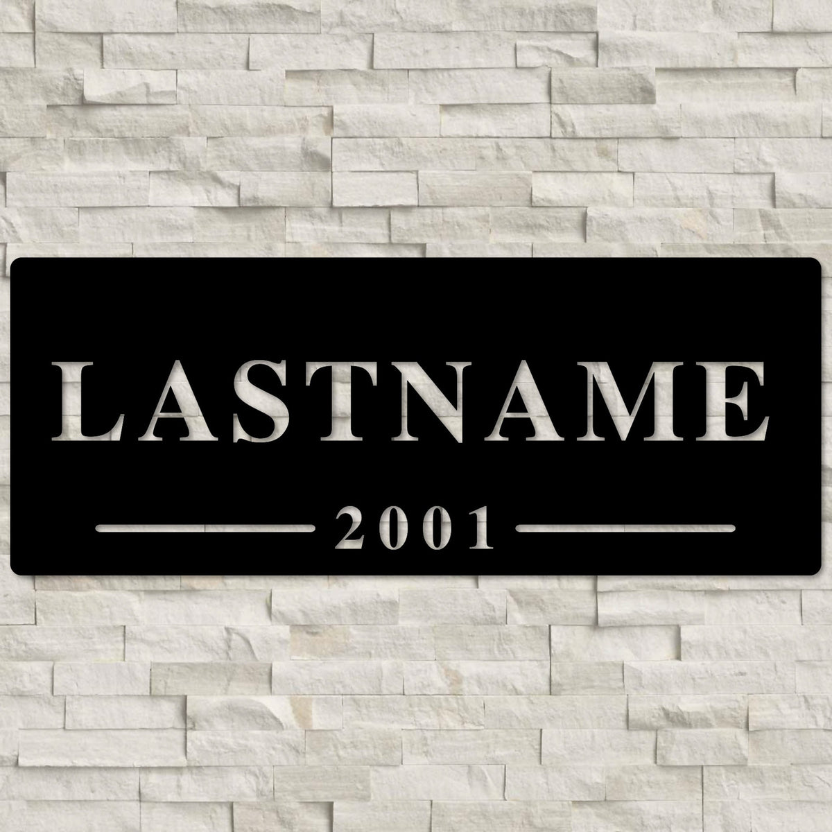 Custom Family Name Plate | Metal Art & Home Decor | Made In The USA | K ...