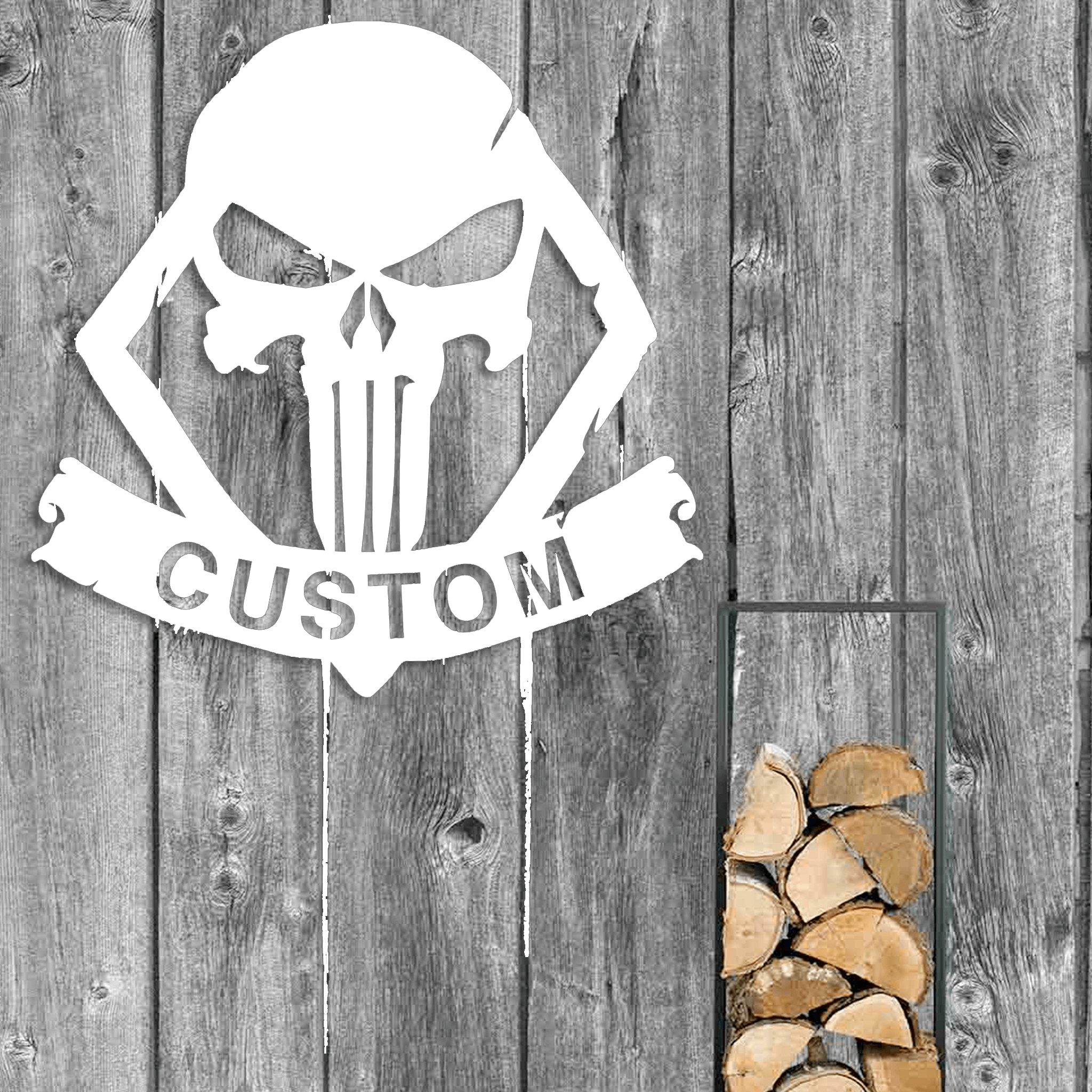 Punisher Skull Logo Embroidery Pattern Punisher Skull Logo A.G.E