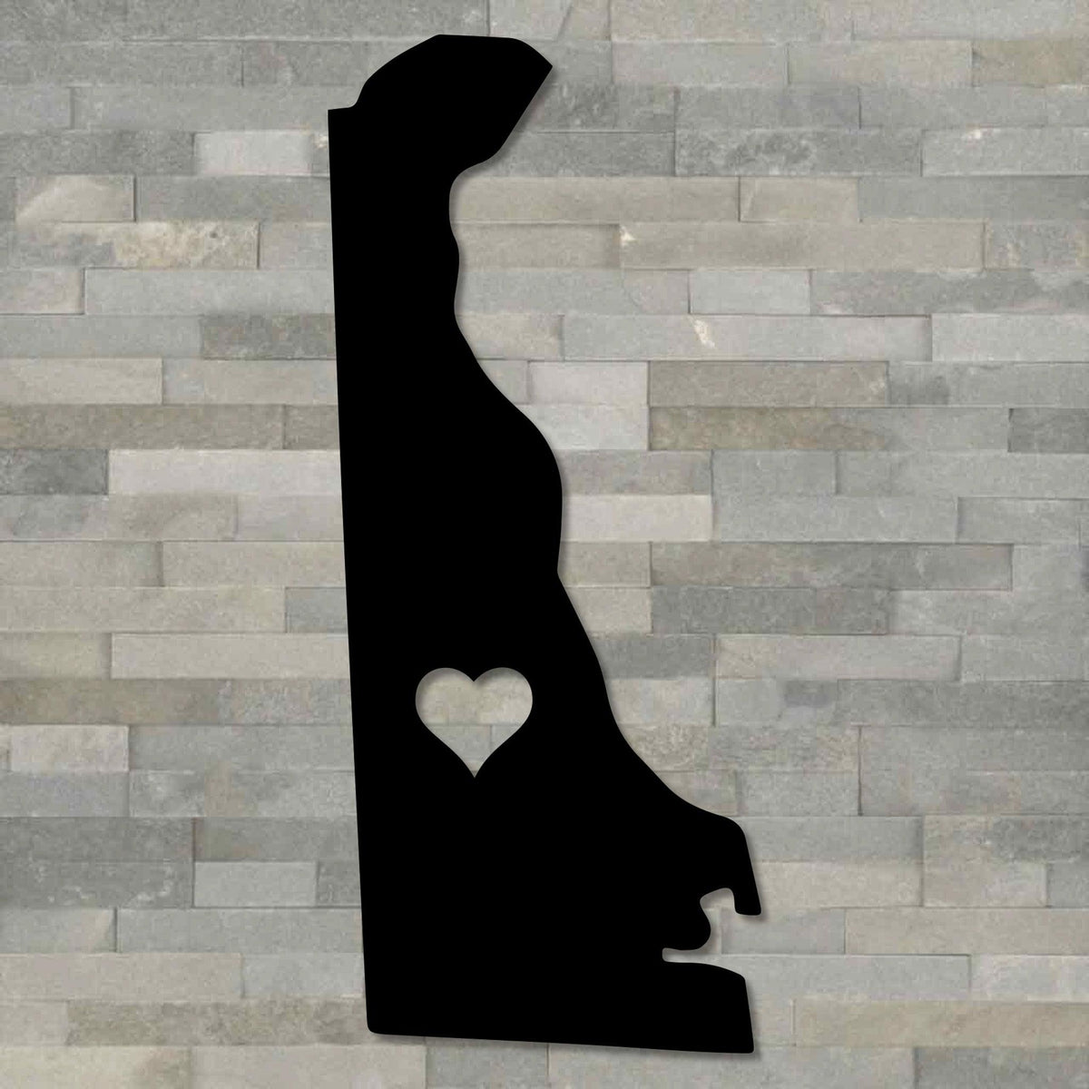 Delaware Heart Metal Wall Decor | K&S Design Elements