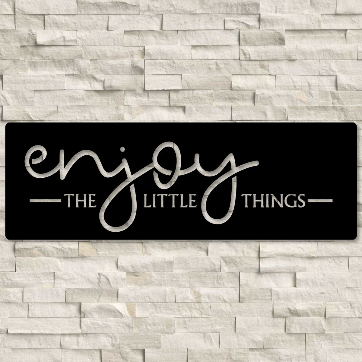 Enjoy the Little Things Wall Art | Metal Signs & Home Decor | K&S ...