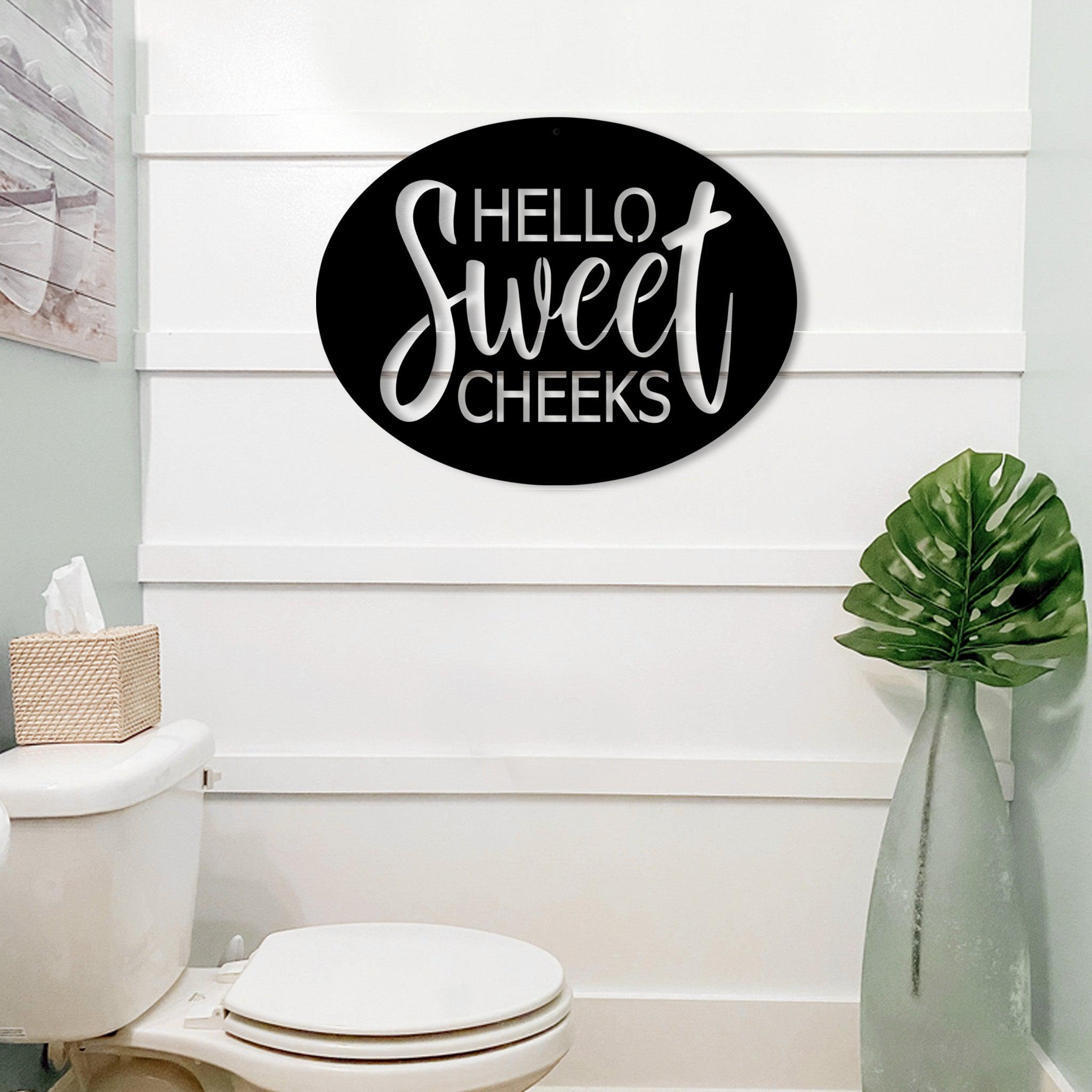 Metal Wall Art Bathroom DETENE 3 Pieces Gold Metal Wall Decor