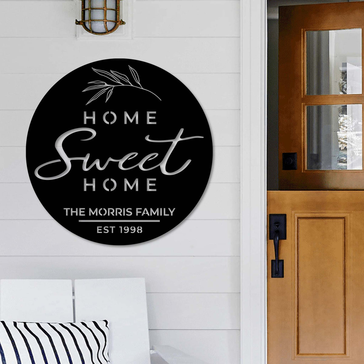 Custom Home Sweet Home Sign | Personalize Metal Art | Made In The USA ...
