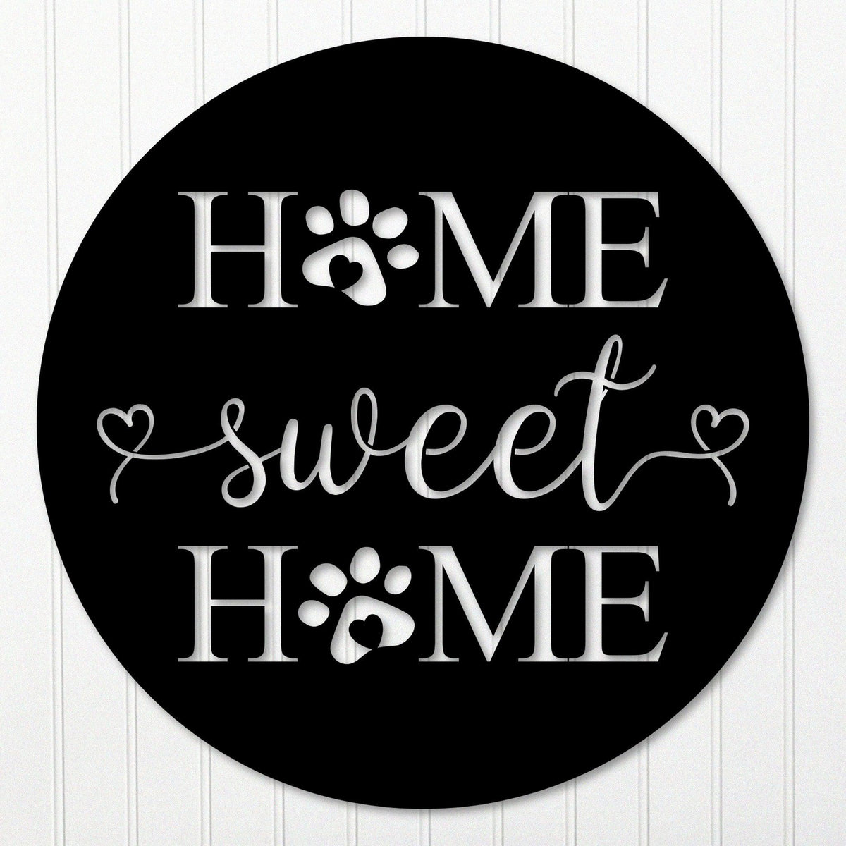 Pet Decor | Home Sweet Home Paws Wall Art | Made In The USA | K&S ...