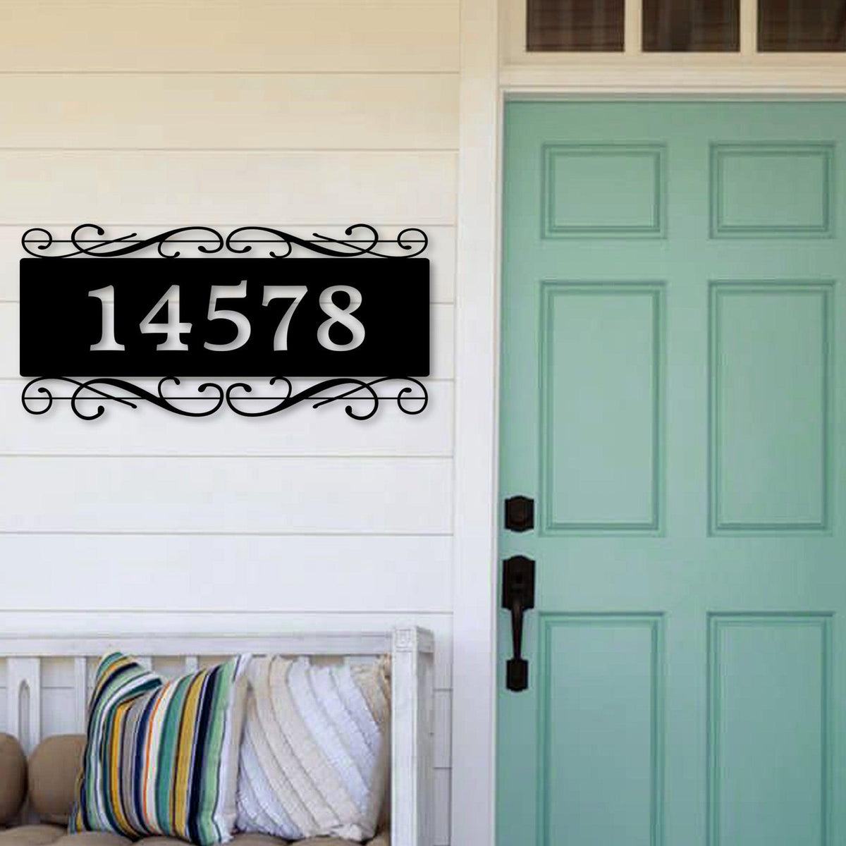 Decorative Metal Address Plaques & Signs | Made in the USA | K&S Design ...