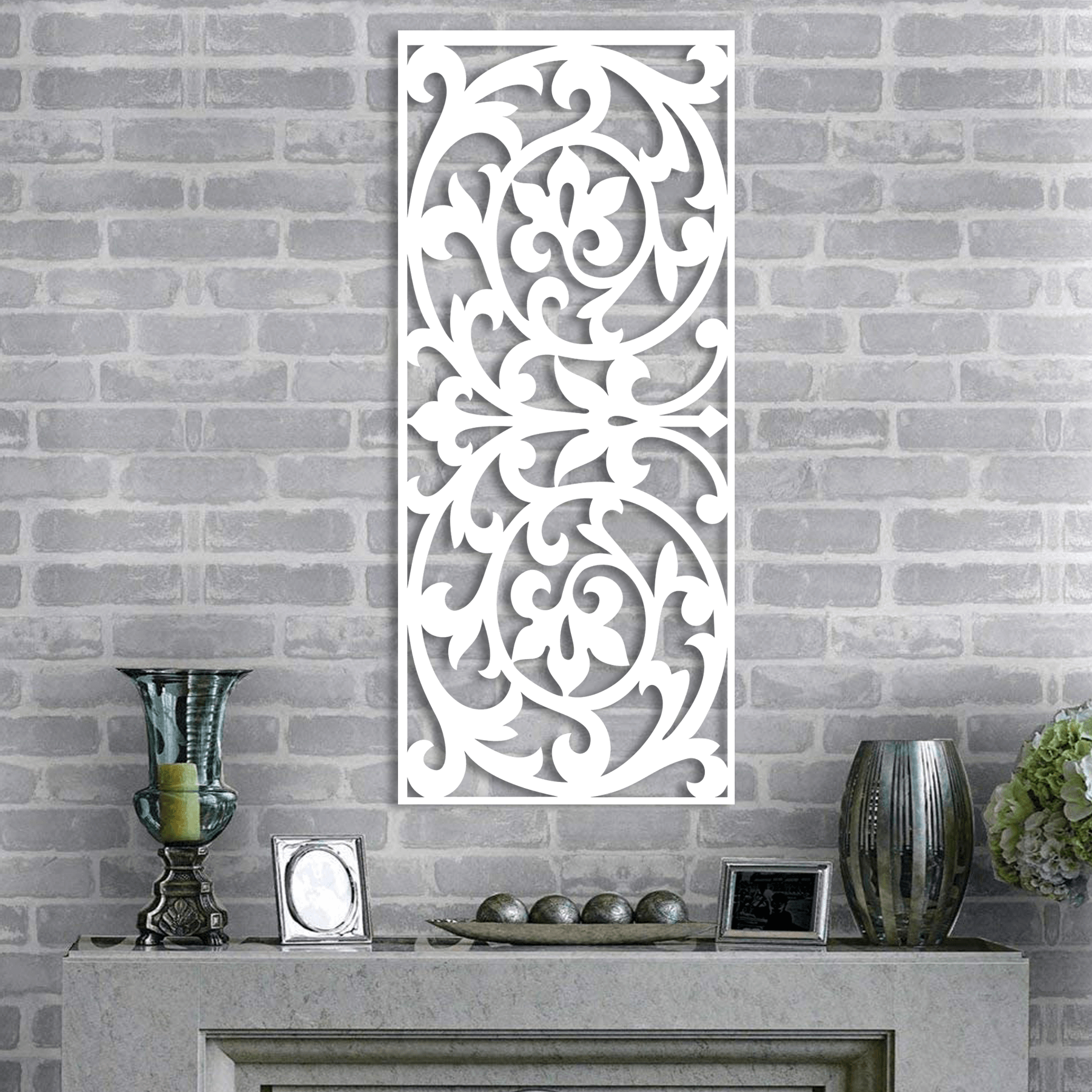 Outdoor Wrought Iron Wall Panels