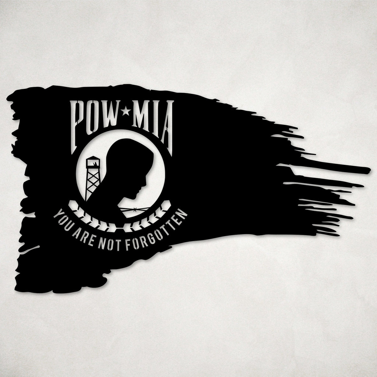 POW MIA Flag Wall Art | Metal US Military Art | Made In The USA | K&S ...
