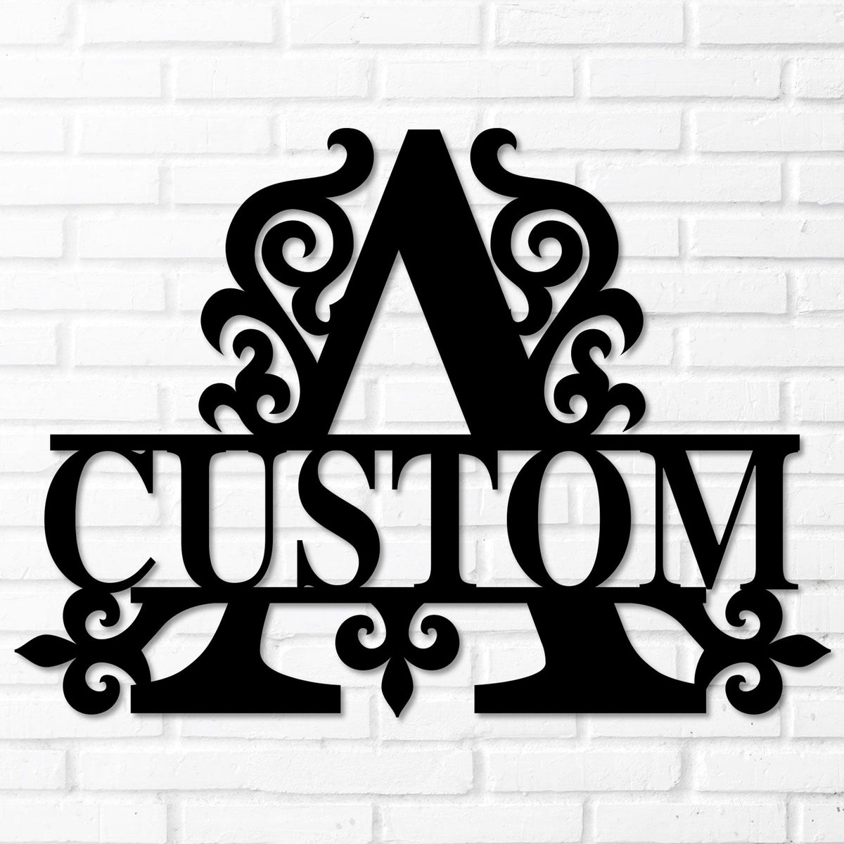 K&S Design Elements | Custom Metal Monogram Sign | Made in the USA | K ...