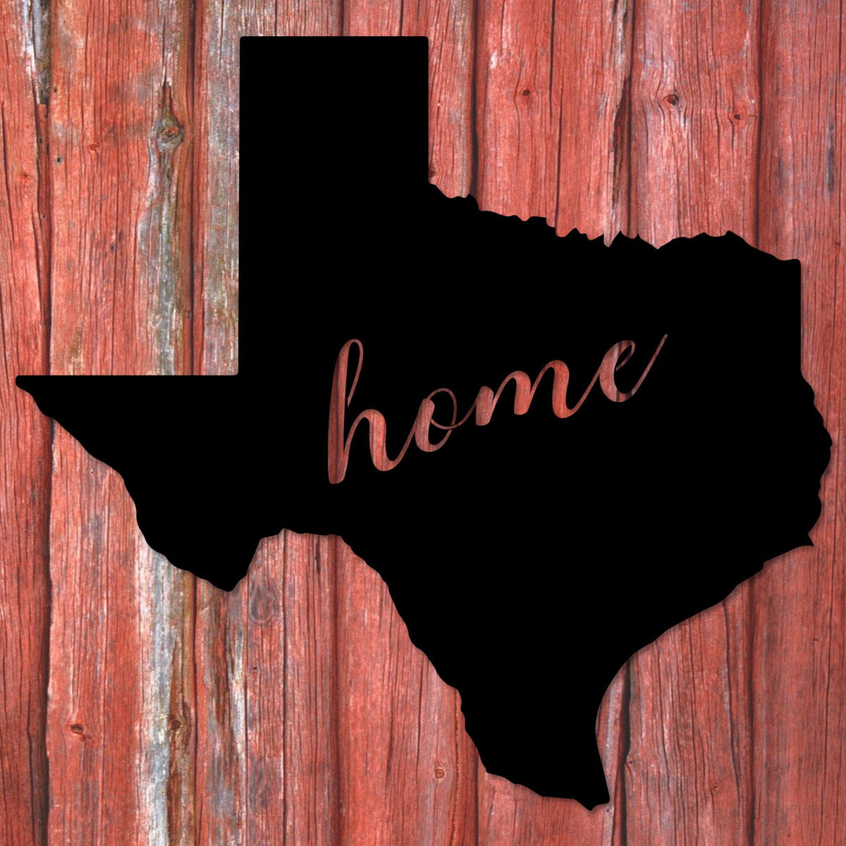 Texas Home Metal Wall Decor | K&S Design Elements