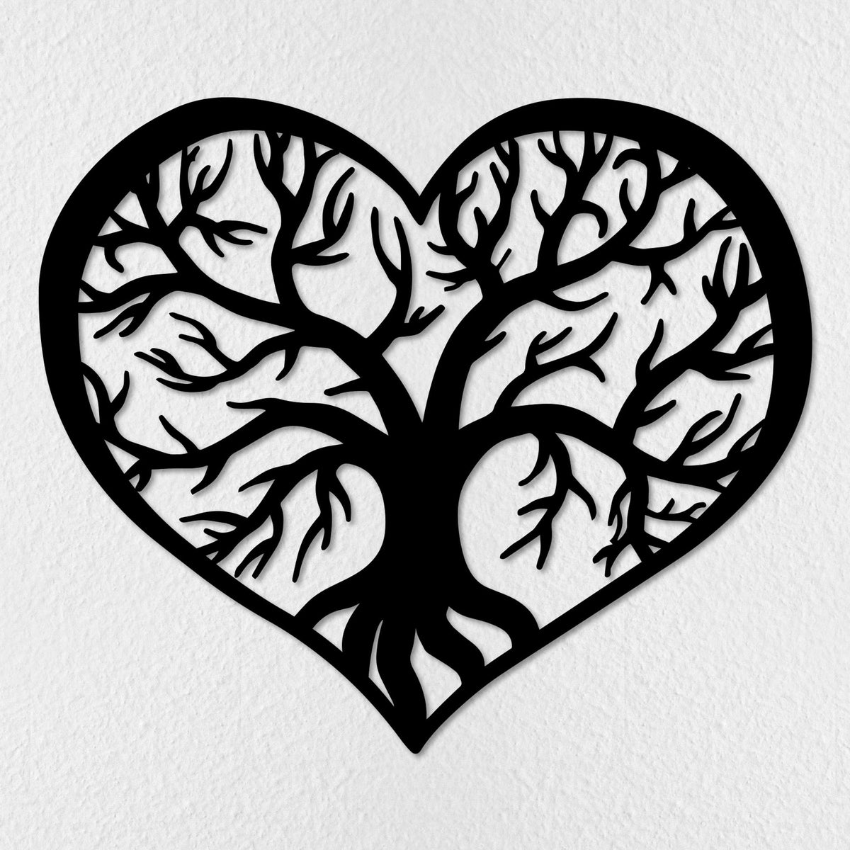 Tree Heart Wall Art | Metal Love Designs & Home Decor | USA Made | K&S ...