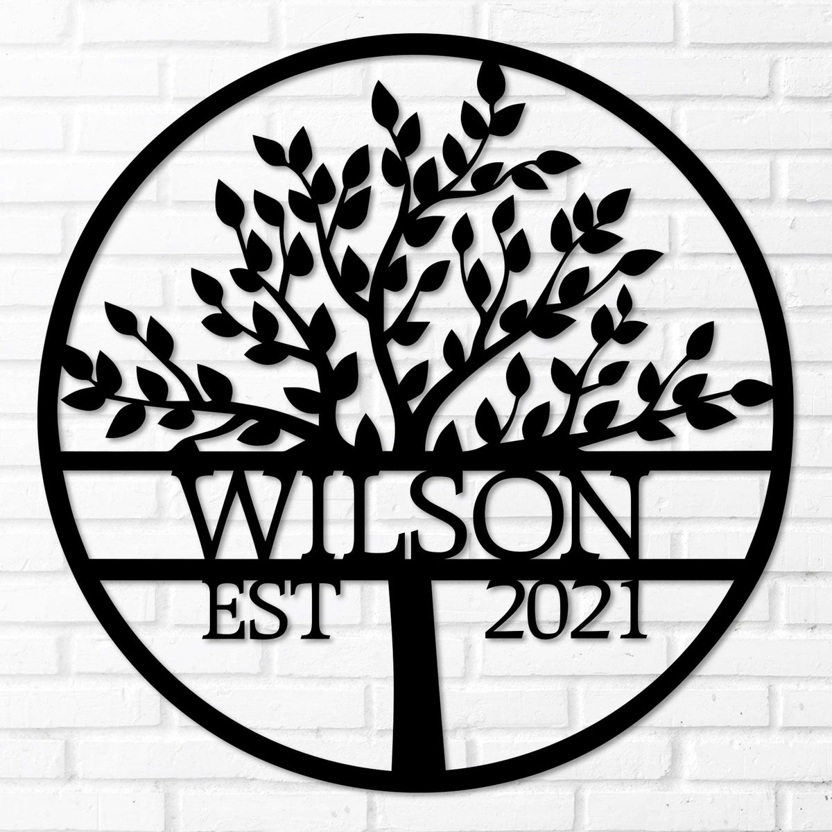 K&S Design Elements | Custom Tree of Life Monogram Art | USA Made | K&S ...