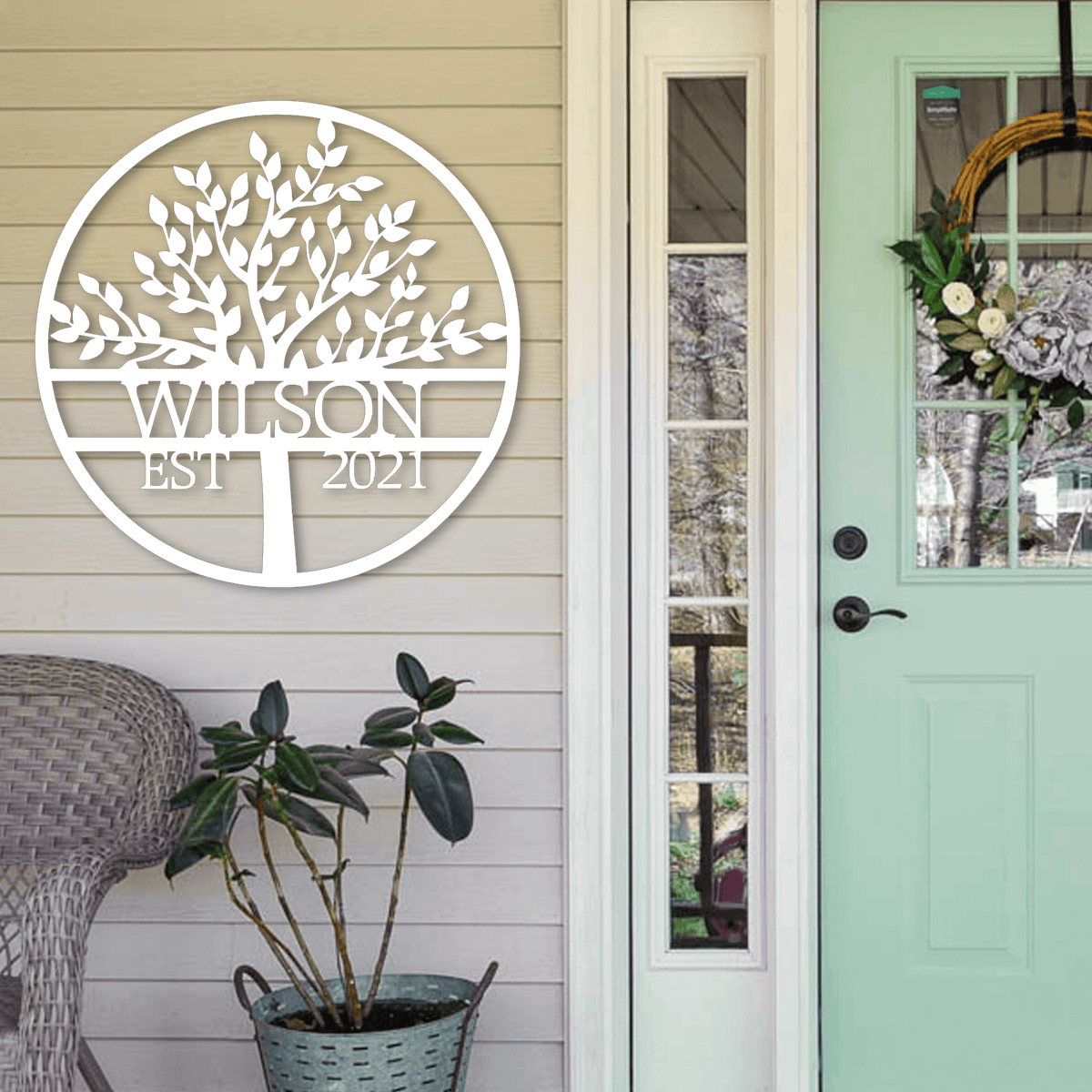 K&S Design Elements | Custom Tree of Life Monogram Art | USA Made | K&S ...