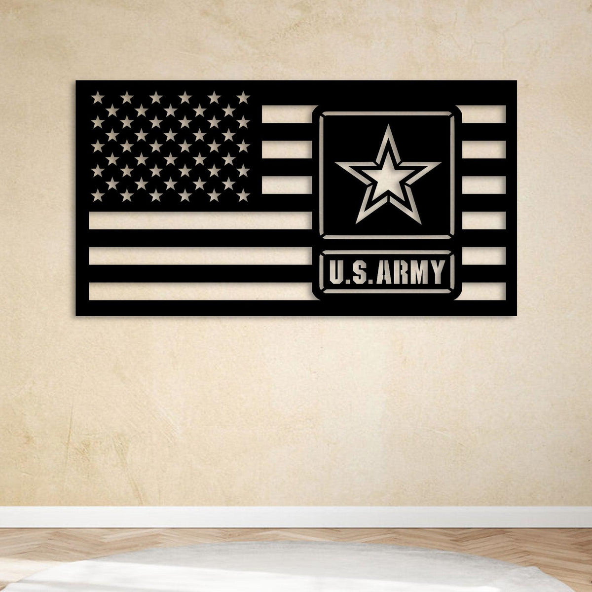 US Army Flag Wall Art | Metal Military Decor | Made In The USA | K&S ...