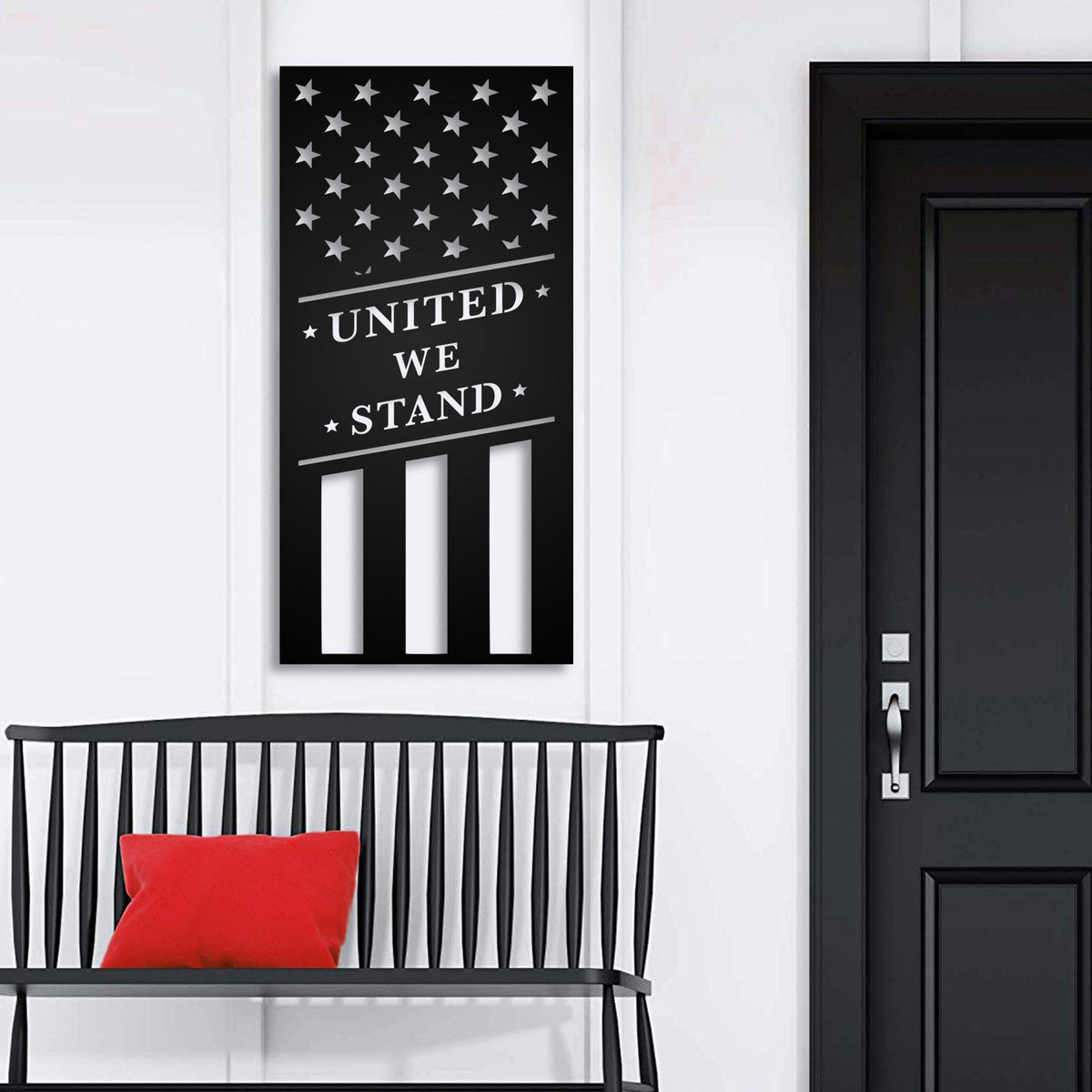 United We Stand Sign | Metal Wall Art & Patriotic Decor | USA Made | K ...